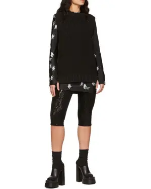 We11Done Artwork Dress - Black