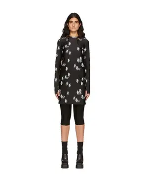 We11Done Artwork Dress - Black