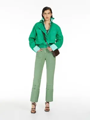 Max Mara Collared Cropped Jacket