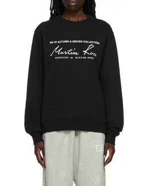 Martine Rose Logo-print Cotton Sweatshirt
