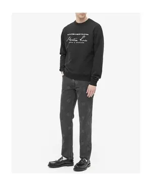 Martine Rose Logo-print Cotton Sweatshirt