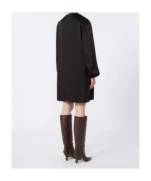 Max Mara Cabina Mini Dress With Puff Sleeves