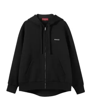Gucci Logo Detailed Zip-up Sweatshirt
