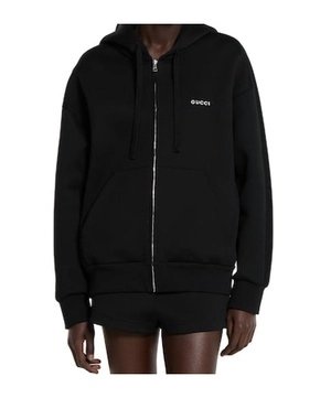 Gucci Logo Detailed Zip-up Sweatshirt