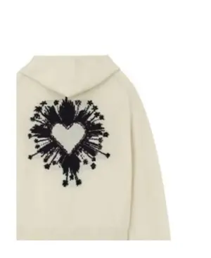 We11Done Graphic Print Zip-up Hoodie