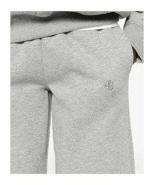 ANINE BING Kacey Wide Leg Track Pants - Gray