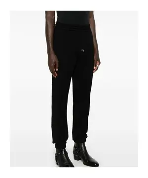 Saint Laurent Drawstring Straight Leg Joggings Pants