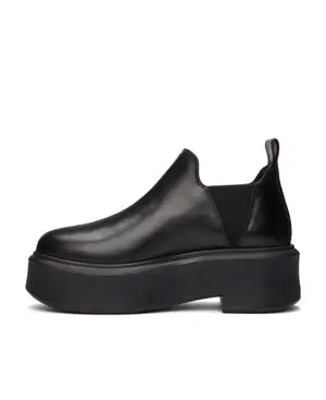 THE ROW Elastic Belt Platform Chelsea Boots