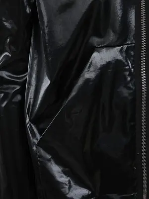 Rick Owens Patent Finish Hooded Jacket