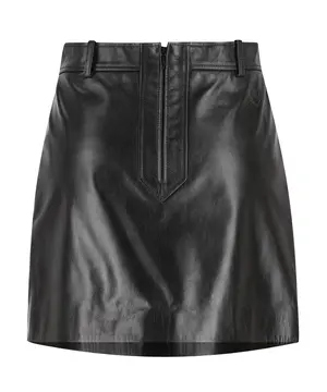 GUCCI Gucci Leather Mini Skirt