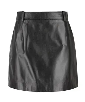 Gucci Leather Mini Skirt