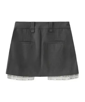 Marissa Chiara Pleated Belt Loop Skirt