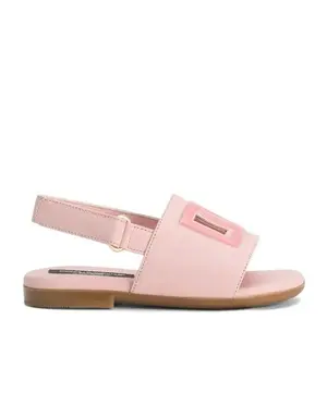 Dolce & Gabbana Logo-patch Open Toe Sandals