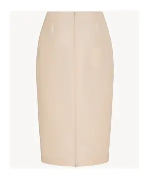 THE ROW Wool Zipper Skirt - No