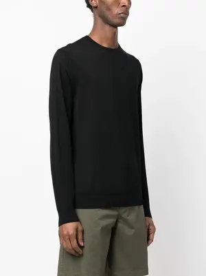 BALLANTYNE Fine-knit Wool Crew-neck Jumper