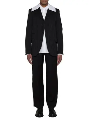 Comme Des Garçons Cropped Tailored Trousers