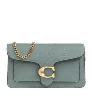 COACH Flip Shoulder Bag With Chain Strap - Gray