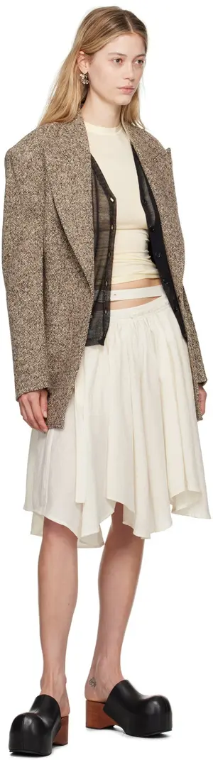 Acne Studios Fine-ribbed Sheer Cardigan