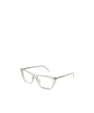 Saint Laurent Sl 737 Mica Cat-eye Glasses - Beige
