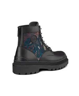 Dior Logo Combat Boots