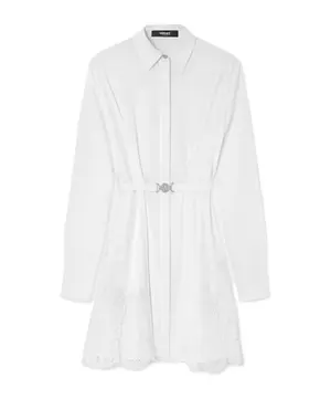Versace Versace Lace Insert Shirt Dress No