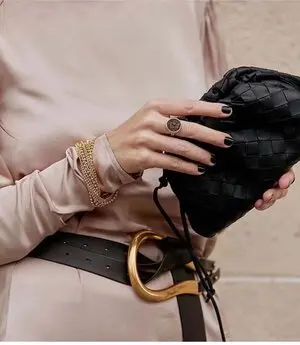 Bottega Veneta Mini Pouch Intrecciato Clutch Bag