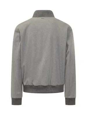 Hugo Boss Button-fastening Pocket Bomber Jacket