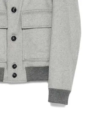 Hugo Boss Button-fastening Pocket Bomber Jacket