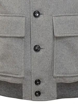 Hugo Boss Button-fastening Pocket Bomber Jacket