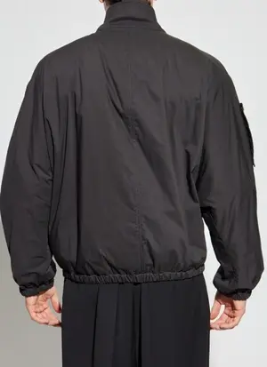 COURREGES Long Sleeve Zip Up Jacket - Black