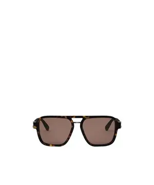 BVLGARI Square Frame Sunglasses - Brown