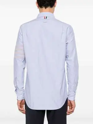 Thom Browne 4-bar Stripe Curved Hem Shirt