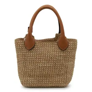 Helen Kaminski Woven Crossbody Bag With Top Handle