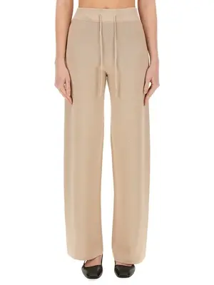 Fabiana Filippi Knitted Trousers With Drawstring Waist