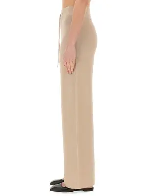Fabiana Filippi Knitted Trousers With Drawstring Waist