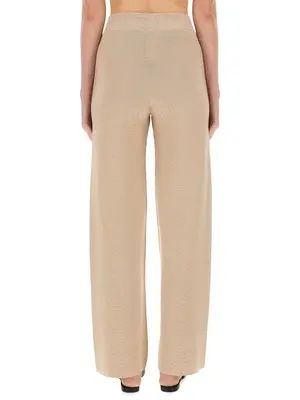 Fabiana Filippi Knitted Trousers With Drawstring Waist