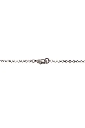 Dolce & Gabbana Dg Logo Teardrop Necklace - Gray