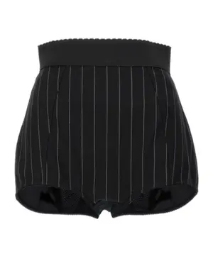 Dolce & Gabbana High Waisted Pinstripe Shorts
