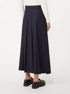 Max Mara Fastoso Pleated Midi Skirt