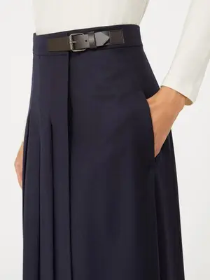 Max Mara Fastoso Pleated Midi Skirt