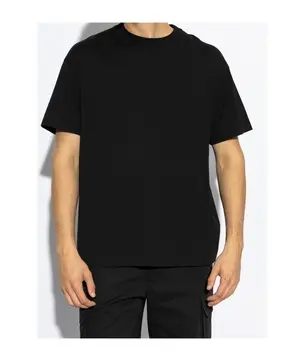 Givenchy Logo Embossed Crewneck T-shirt - Black