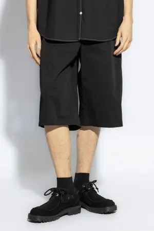 LEMAIRE Knee-length Tailored Shorts - Black