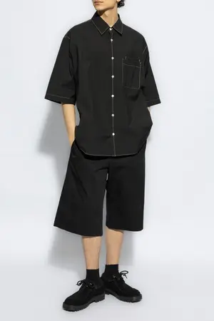 LEMAIRE Knee-length Tailored Shorts - Black