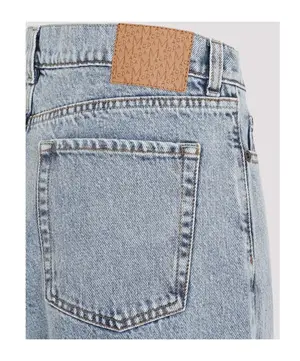 Magda Butrym Loose Leg Denim Jeans