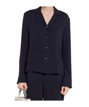 Gucci Collared Long-sleeve Shirt - Dark Blue
