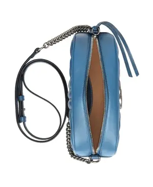 Gucci Gg Marmont Matelassé Shoulder Bag - Blue