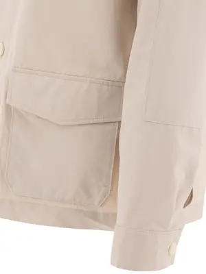 Vince Button Overshirt - Nude