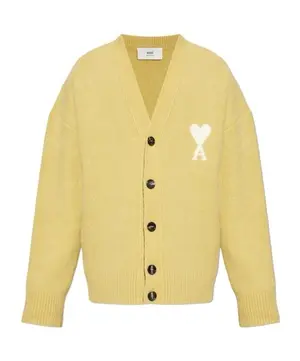 AMI Paris De Coeur Knitted Cardigan - No