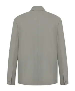Dior Collared Button-up Jacket - Gray