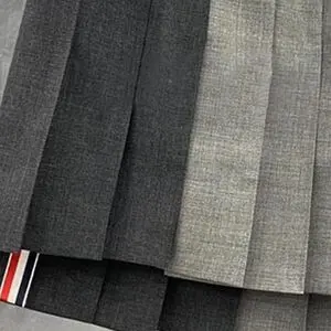 Thom Browne Rwb Striped Pleated Mini Skirt - No